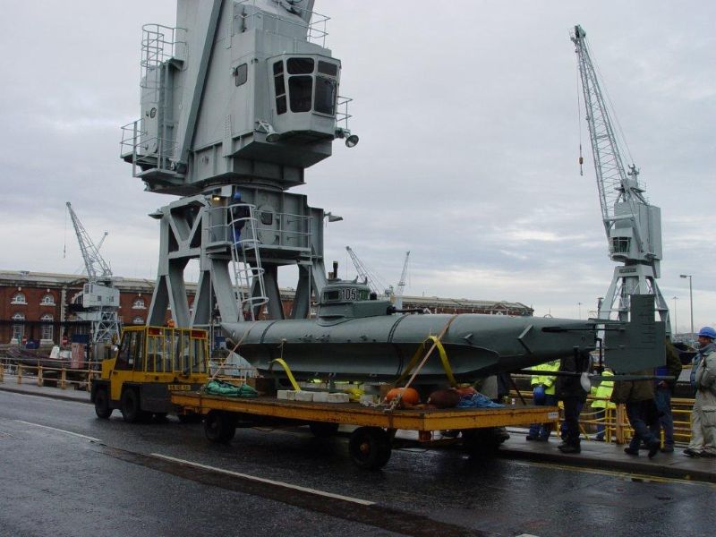 RNSM Biber 105. German WWII Midget Submarine restoration