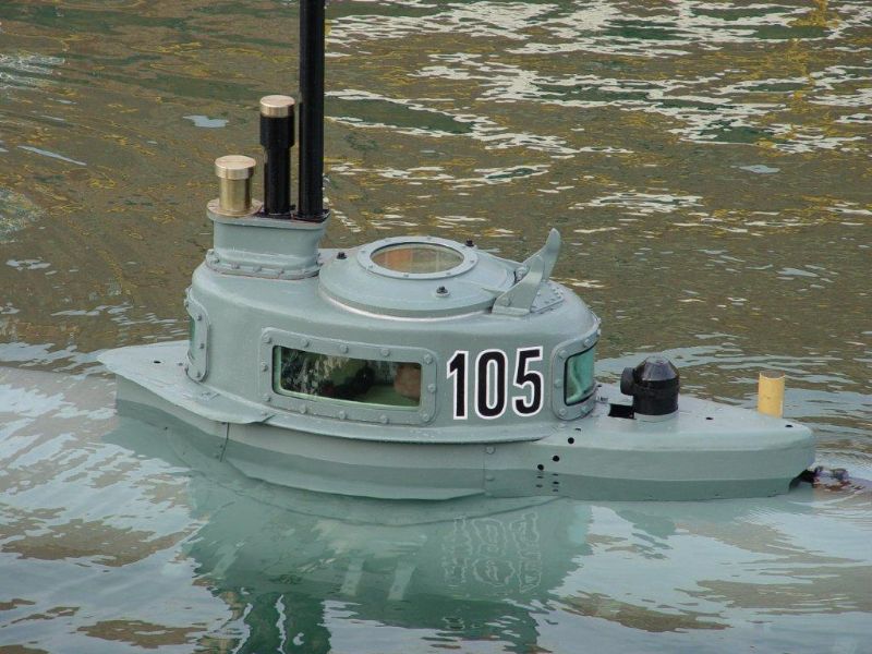 RNSM Biber 105. German WWII Midget Submarine restoration