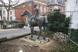 Elisabeth Frink Bronze Conservation - Man on a Horse