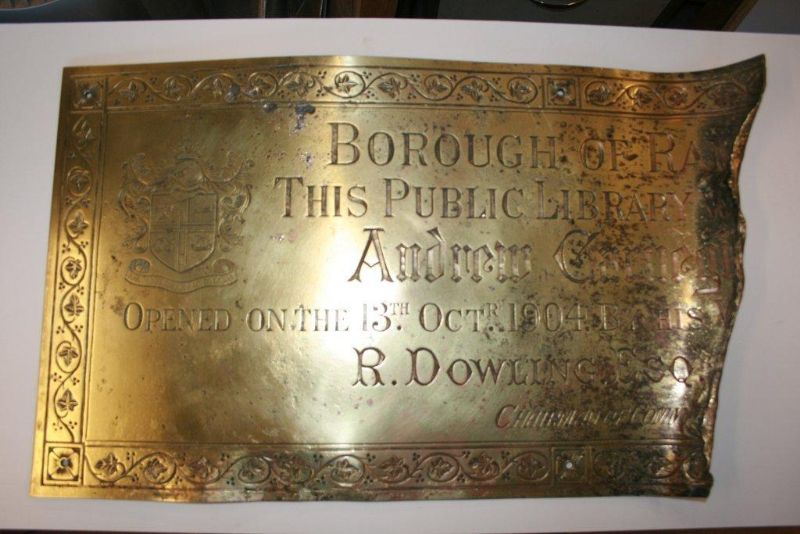 Ramsgate Library Conservation of metal artefacts