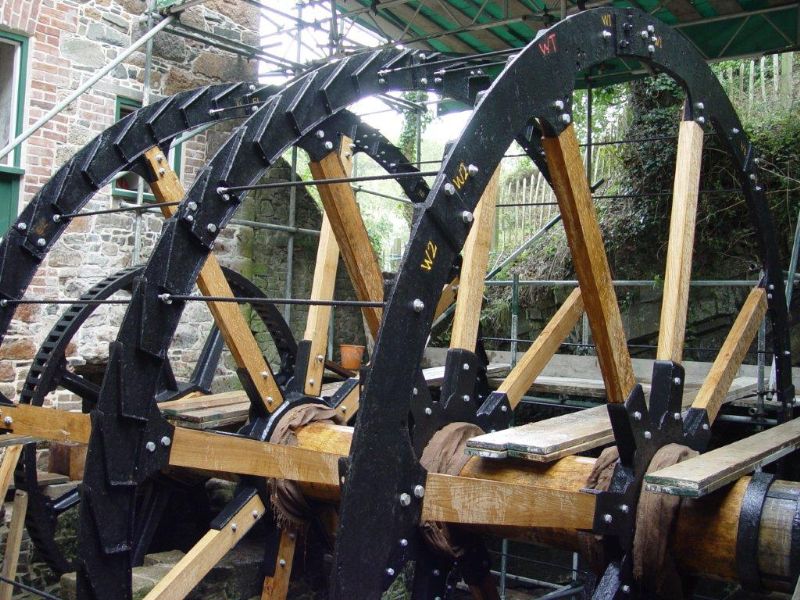 National Trust for Jersey waterwheel repair and restoration